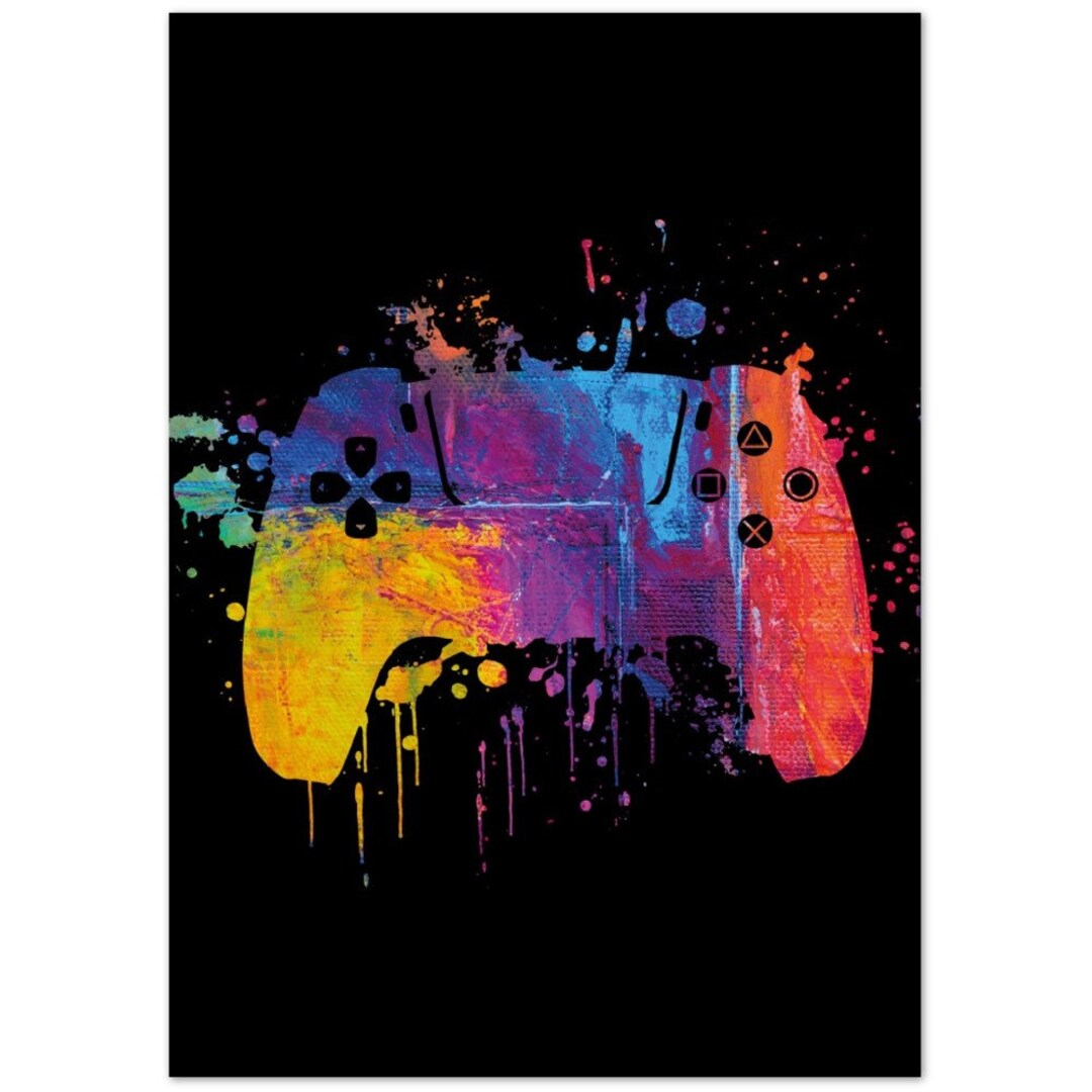 PS5 Controller Portrait - Etsy
