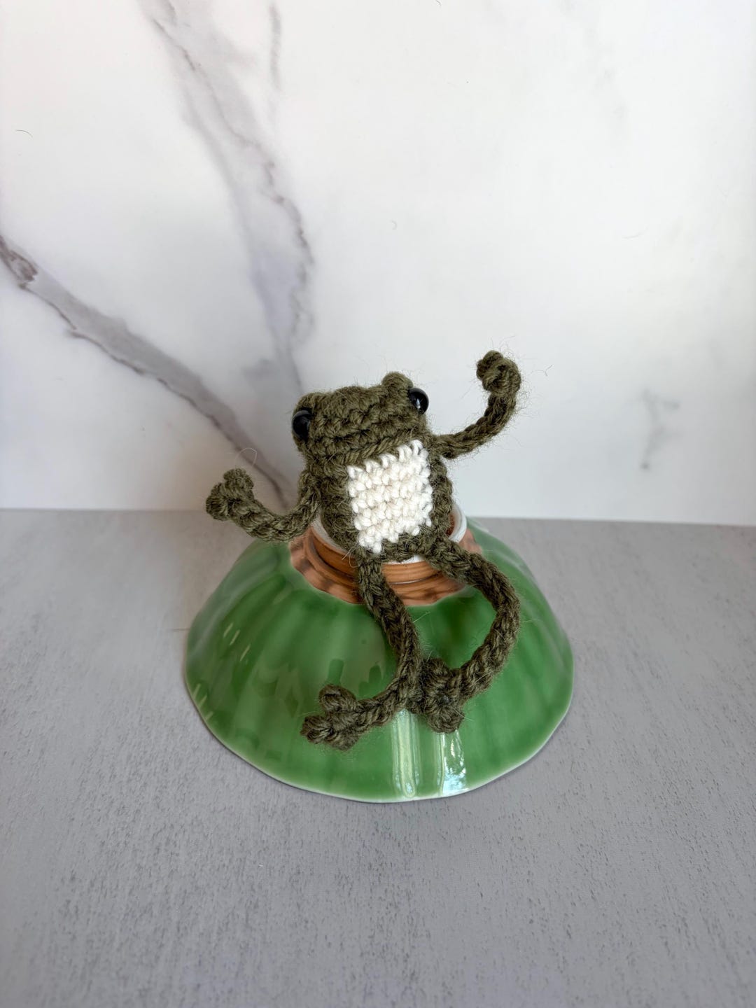Emotional Support Frog: Crochet Mini Plush Frog - Etsy