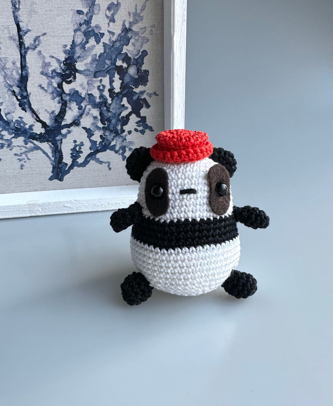 Panda Stuffed Animal, Panda Gift, Little Panda Crochet Toy, Panda Plush ...
