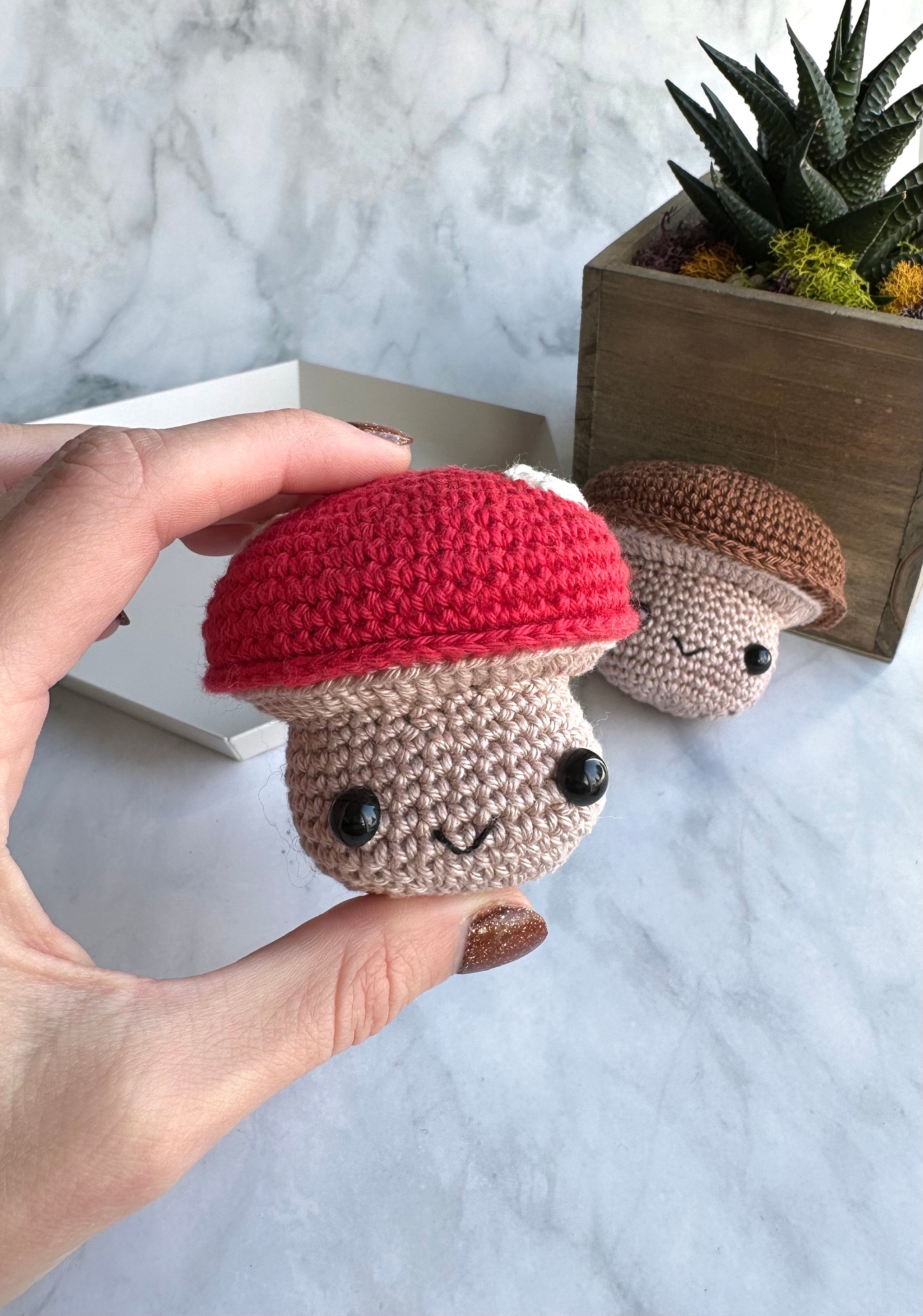 Mushroom Amigurumi Toadstool Plush Mushroom Toy Toadstool - Etsy