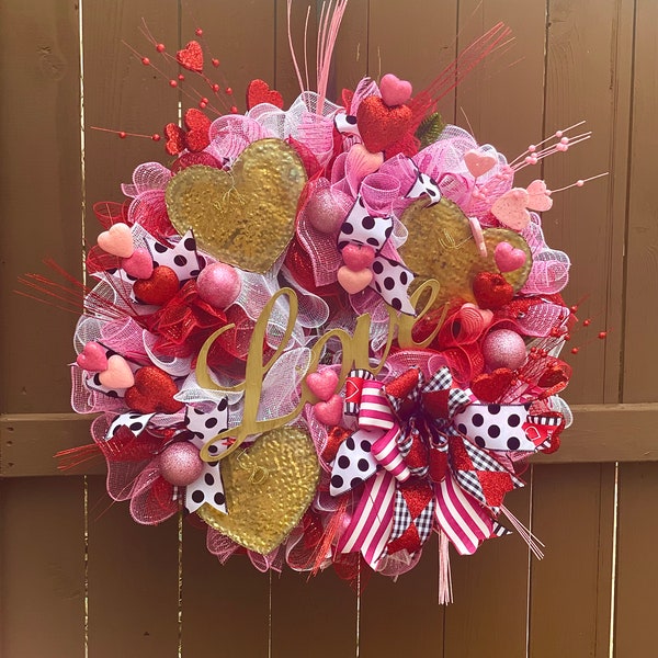 Mesh Door Wreath - Etsy