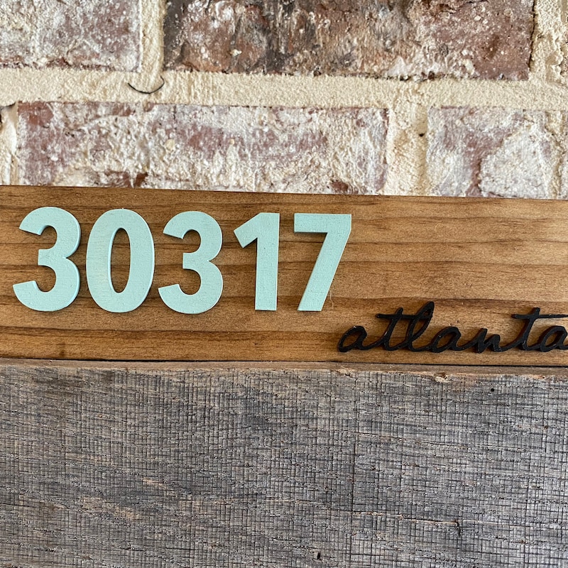 Zip Code Signs - Etsy