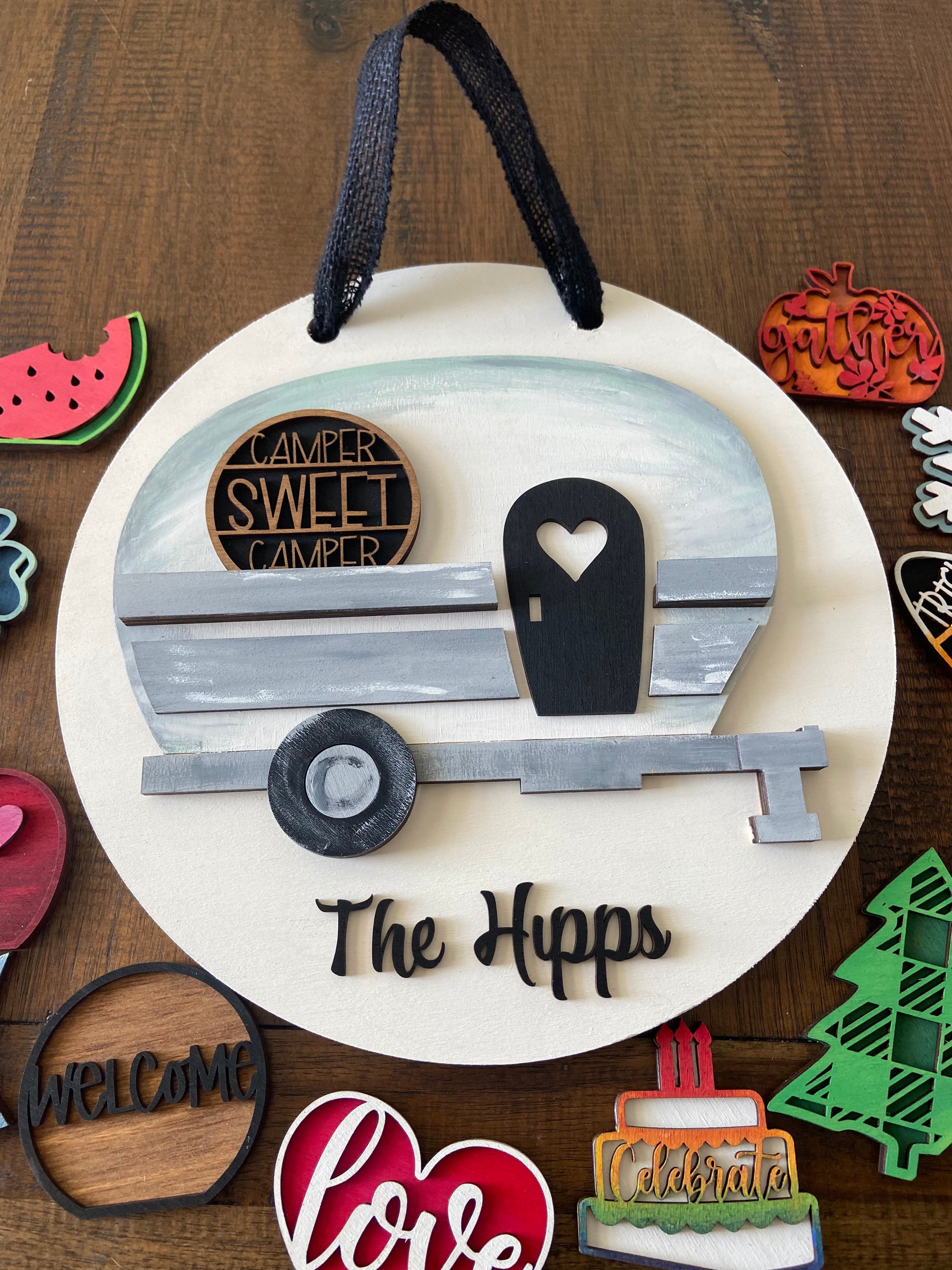 Camper Personalized Sign Camper Door Sign Travel Trailer - Etsy