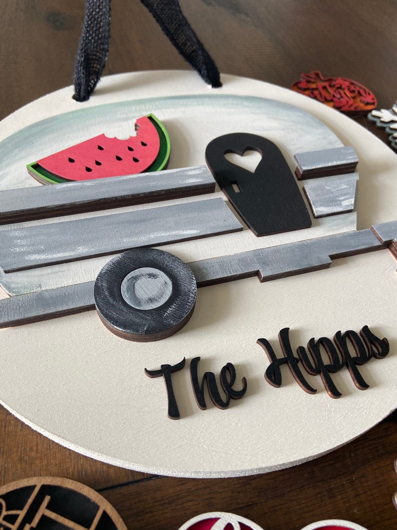 Camper Personalized Sign Camper Door Sign Travel Trailer - Etsy