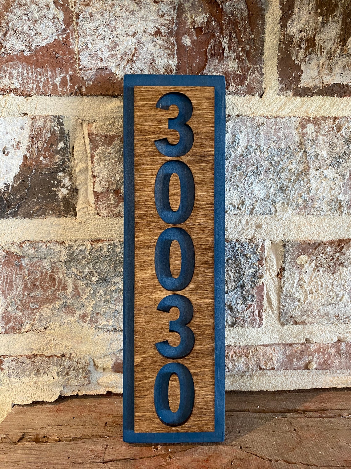 Vertical Zip Code Sign in a Variety of Colors. Address Sign. - Etsy UK