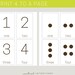 Minimal Numbers Flashcards | Printable | Counting | Preschool Home ...