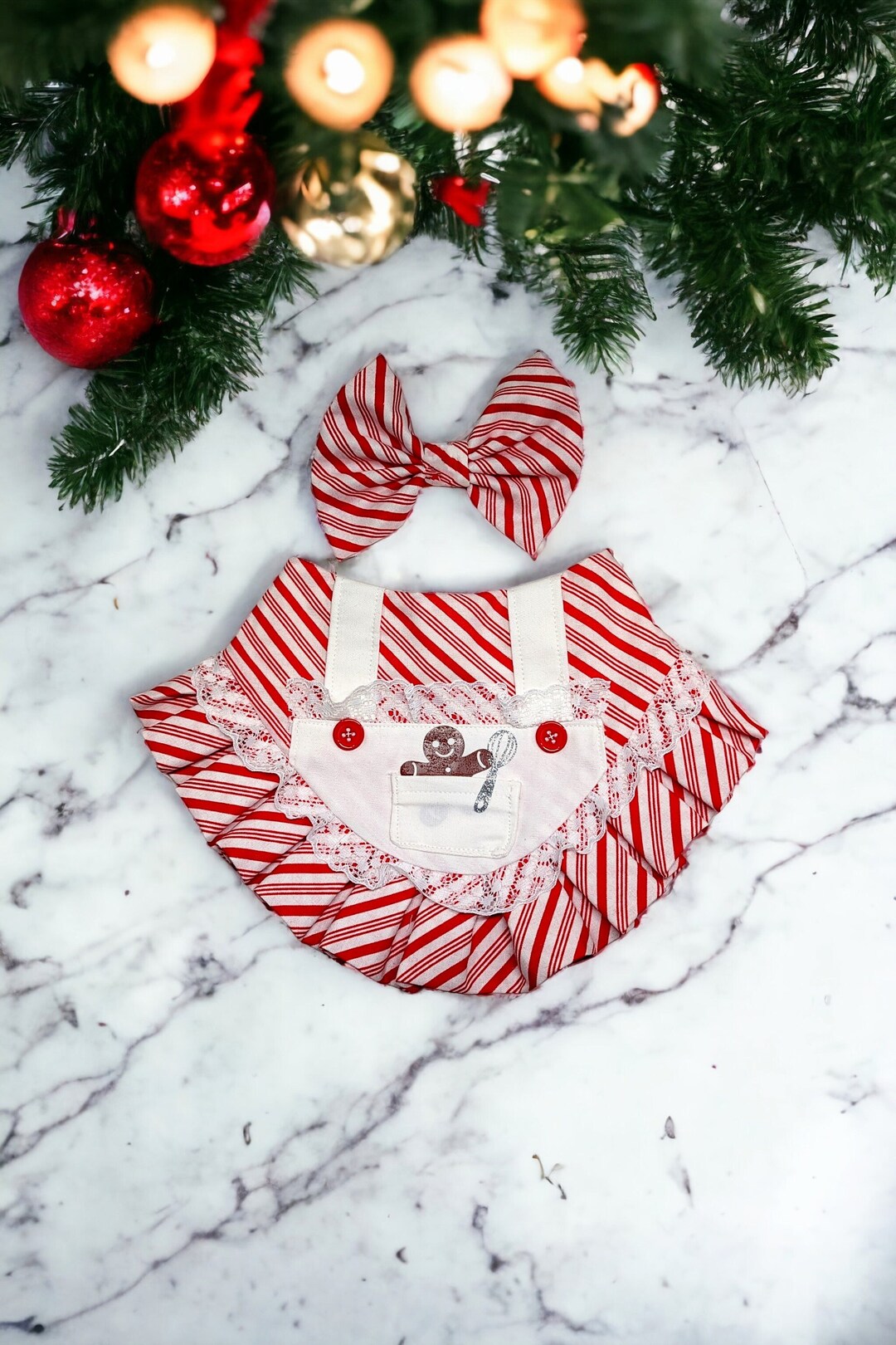 Baker Bandana | Christmas Bandana | Mrs. Claus Costume | Dog Christmas ...