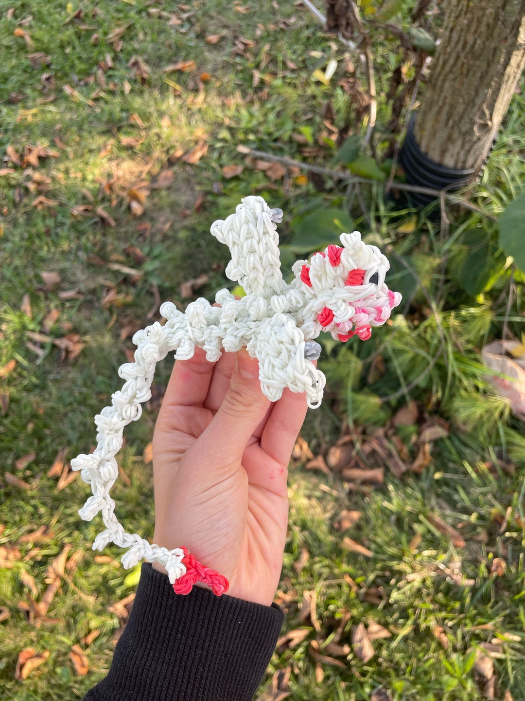 Rainbow Loom Dragon: Screaming Death how to Train Your Dragon - Etsy