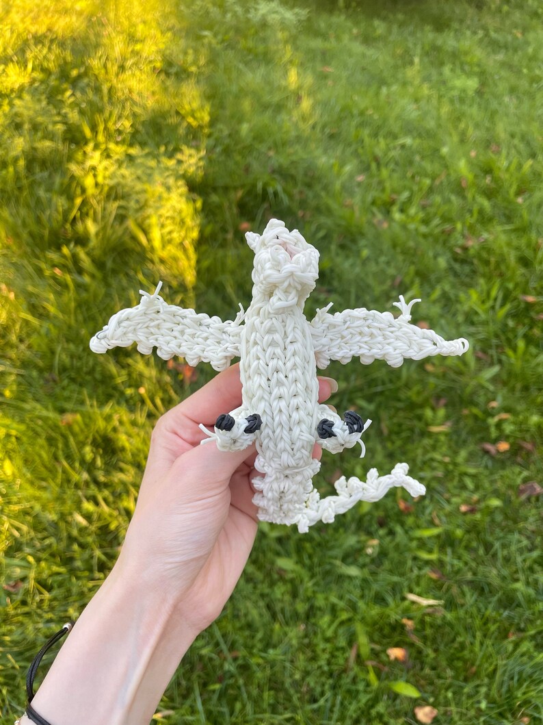 Rainbow Loom Dragon: Frostfright Snow Wraith how to Train Your Dragon ...