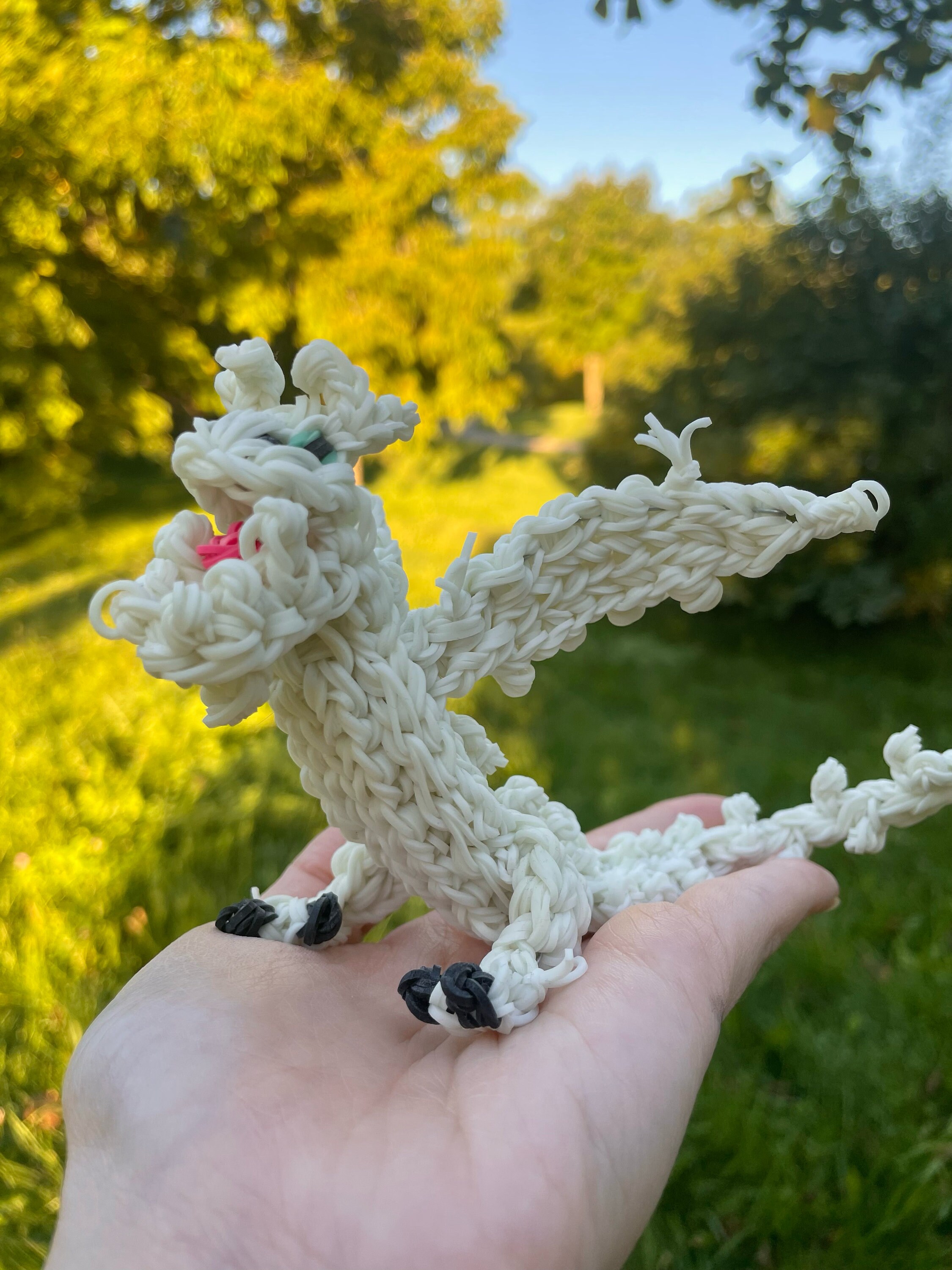 Rainbow Loom Dragon: Frostfright Snow Wraith how to Train Your Dragon ...