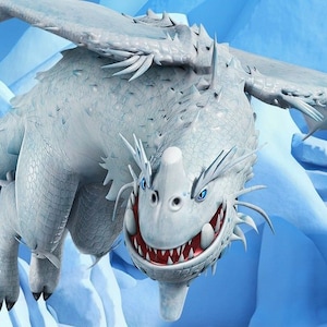 Rainbow Loom Dragon: Frostfright Snow Wraith how to Train Your Dragon ...