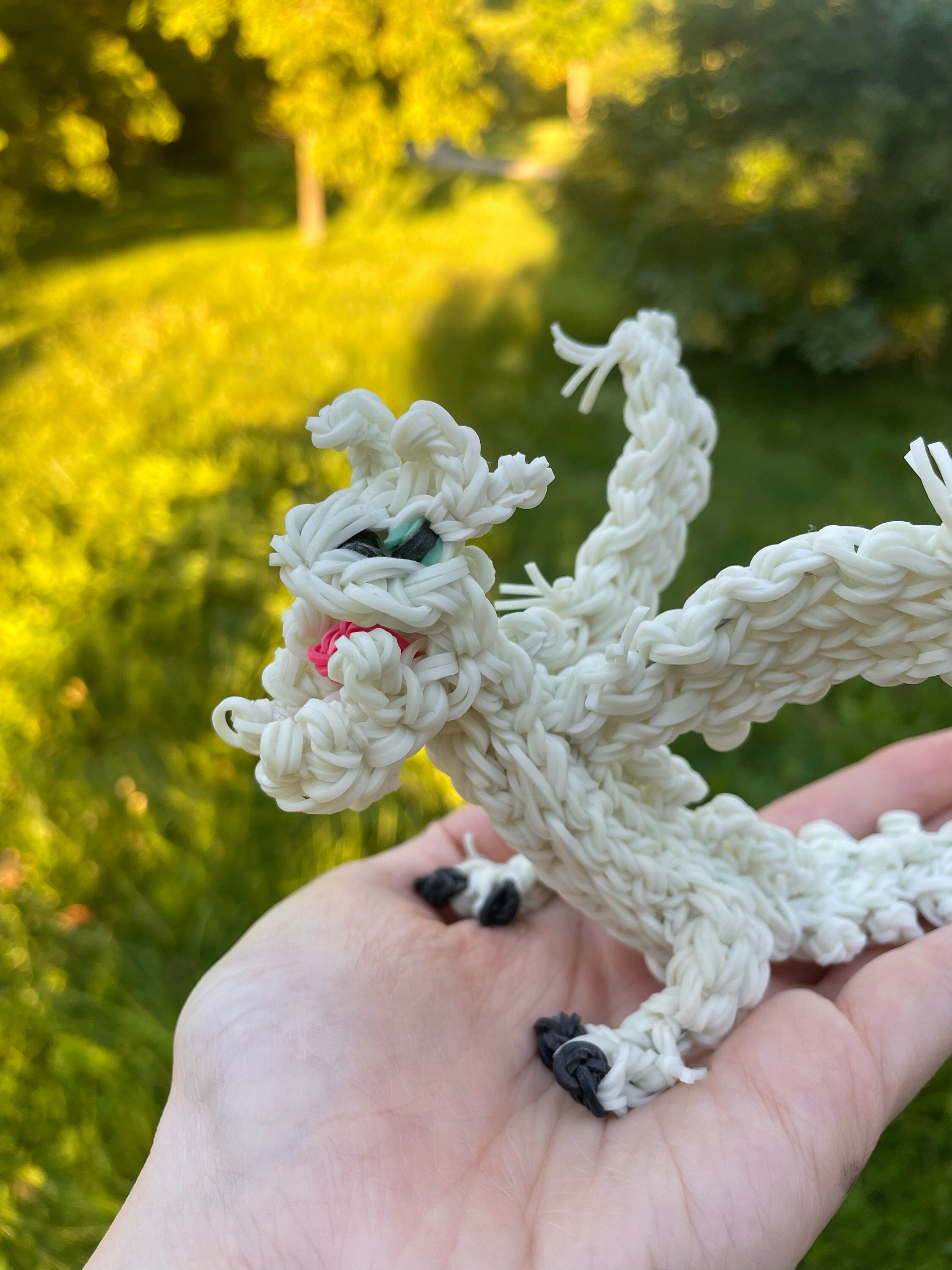 Rainbow Loom Dragon: Frostfright Snow Wraith how to Train Your Dragon ...
