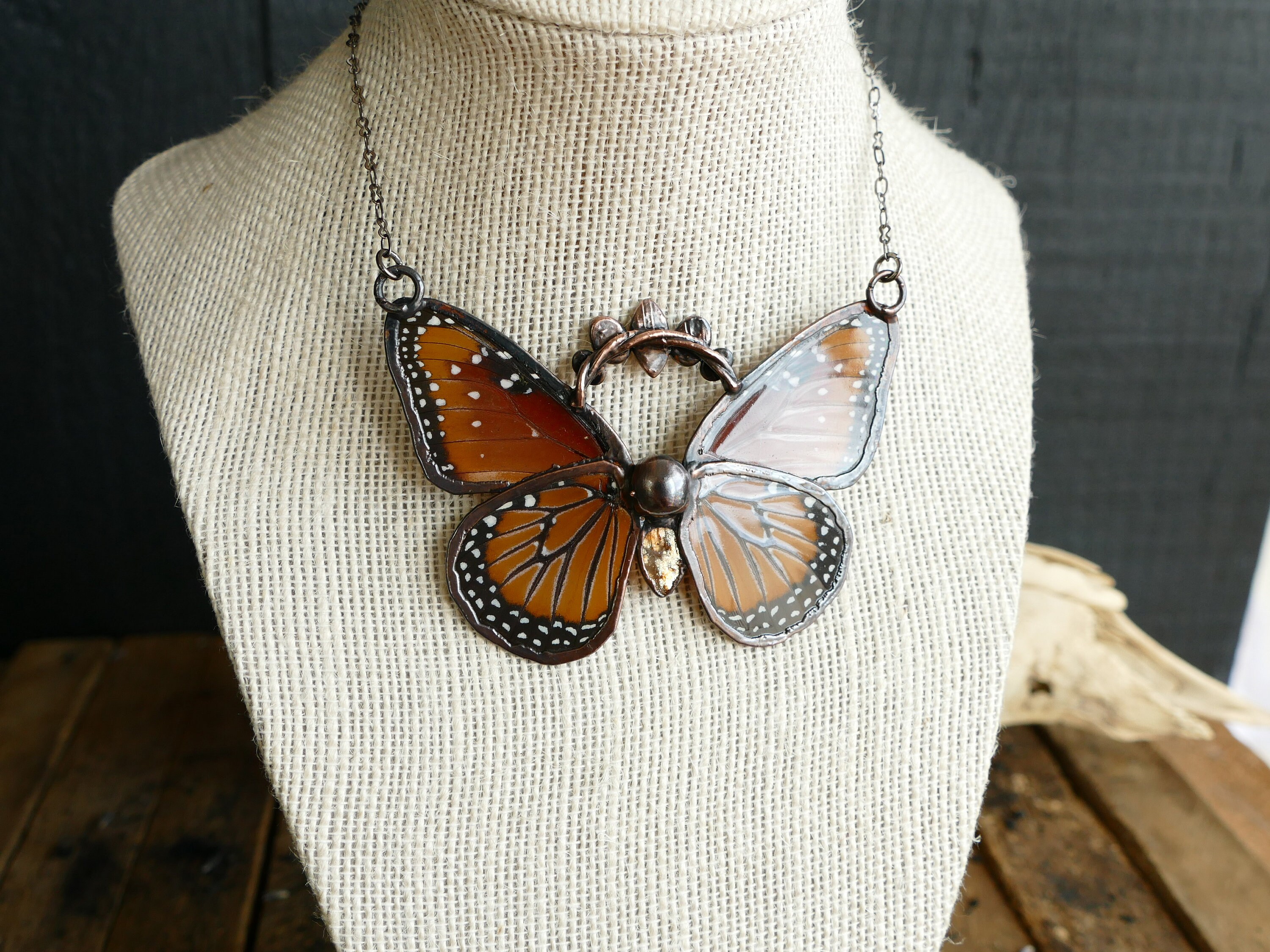 Monarch Butterfly Necklace