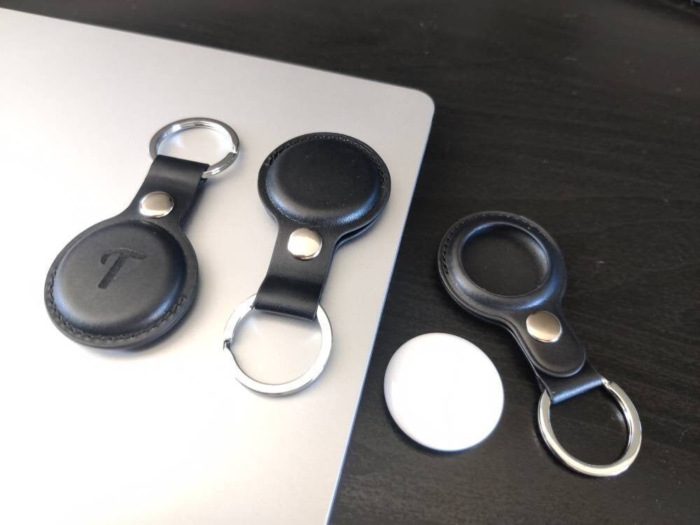 Personalised Black Apple AirTag Case Protective Air Tag Case | Etsy