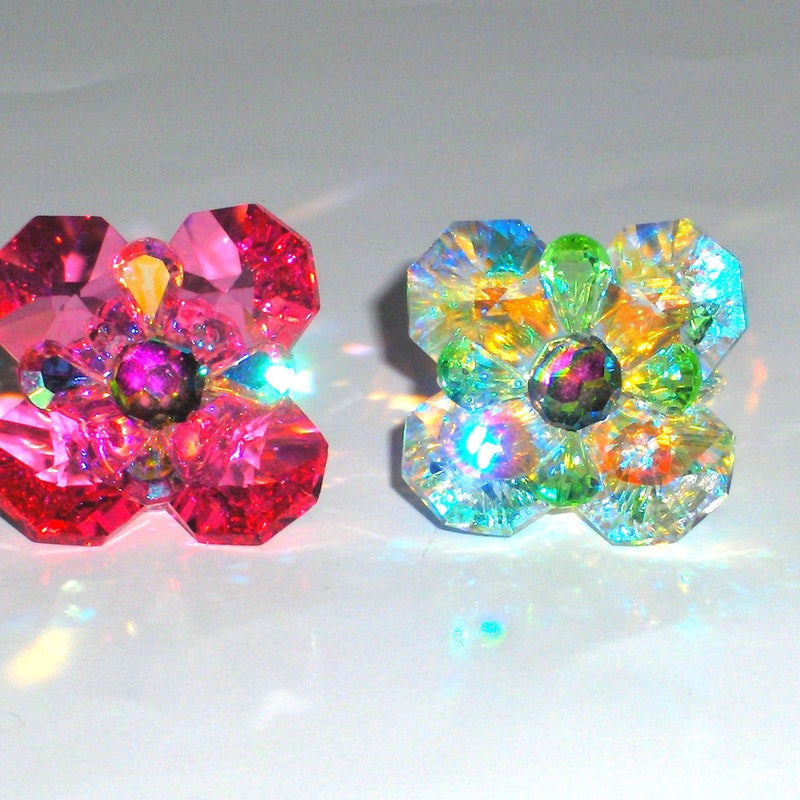 Crystal Flowers - Etsy