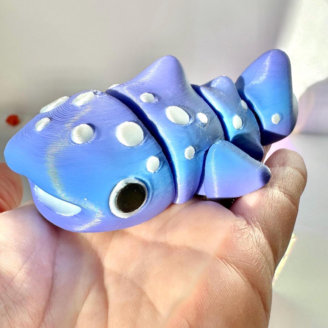 Whale Shark Fidget Toy, 3D Printed Sensory Toy, Ocean Lover Gift, Fun ...