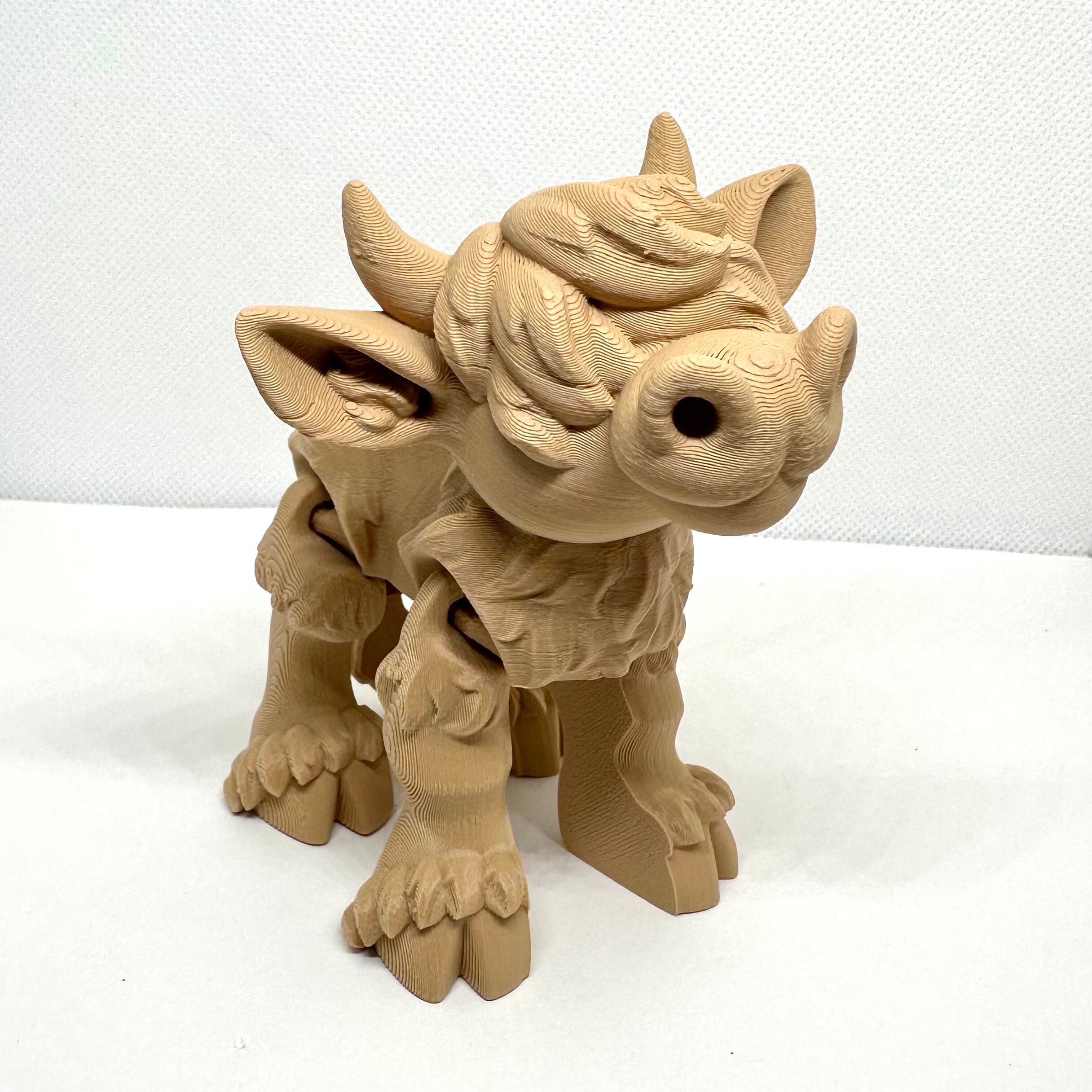 Highland Cow Calf Movable Figure Sensory Fidget, Farm Animal Toy ...