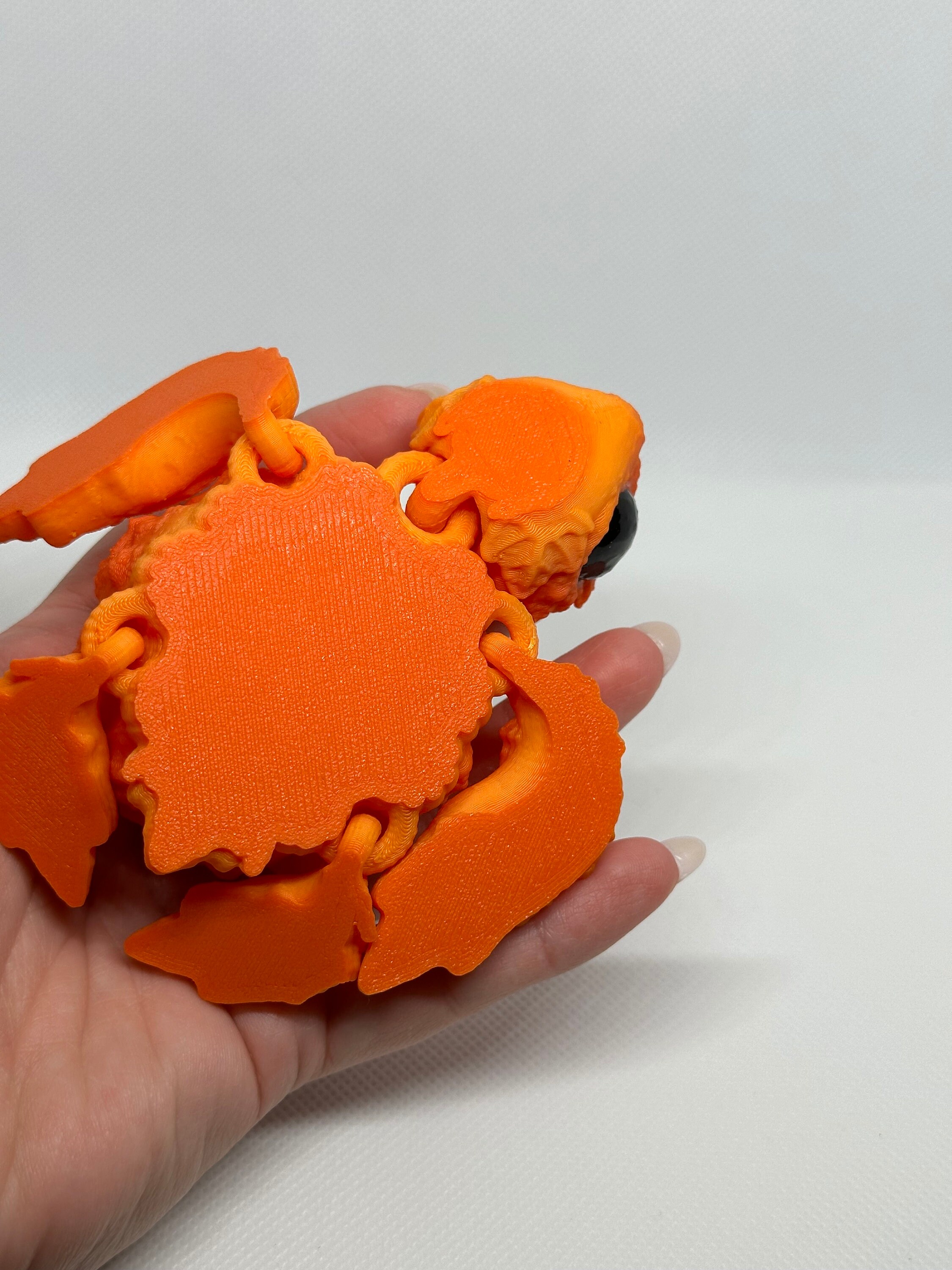 Pumpkin Sea Turtle Movable Figure 3D Printed Sensory Fidget - Etsy