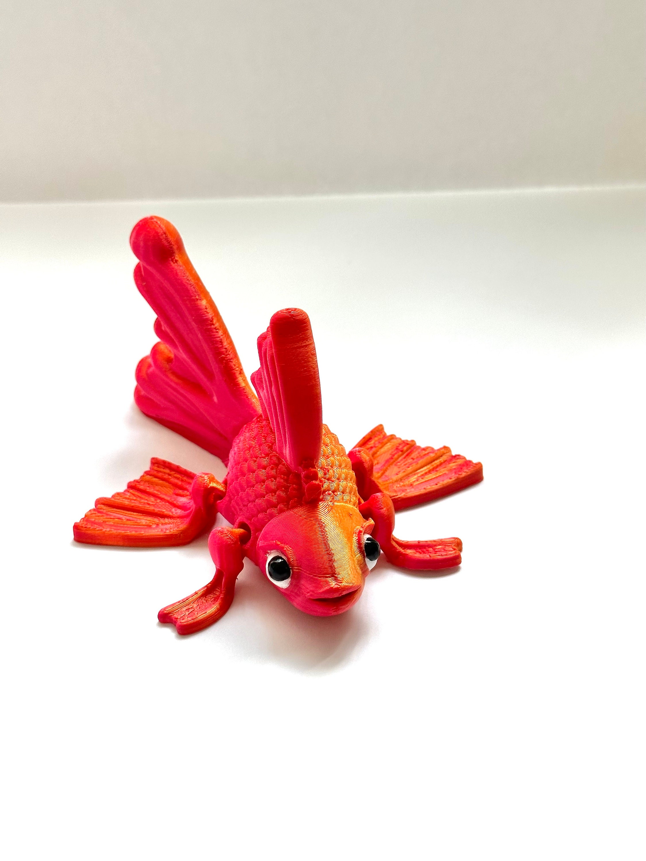 Big Eyed Goldfish 3D Printed Fidget Toy Sensory Stress - Etsy