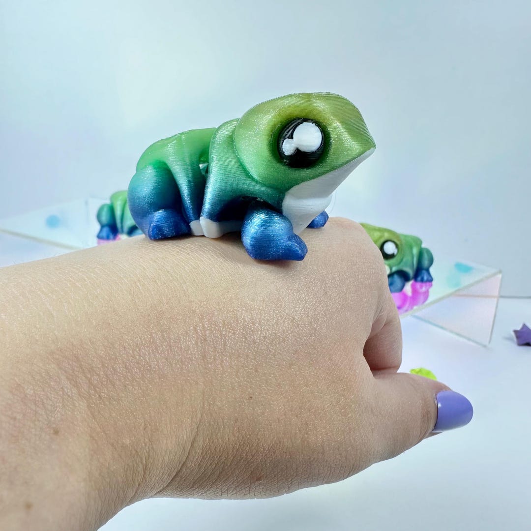 Glitter Frog | Interactive Tree Frog Toy | Movable Figure | Sensory ...