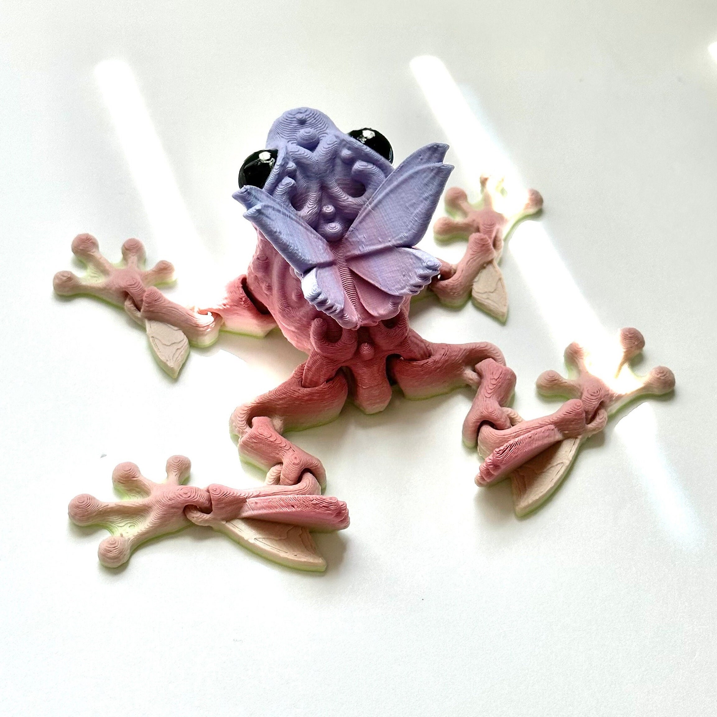 Flutter Tree Frog Interactive Tree Frog Toy Movable Figure - Etsy