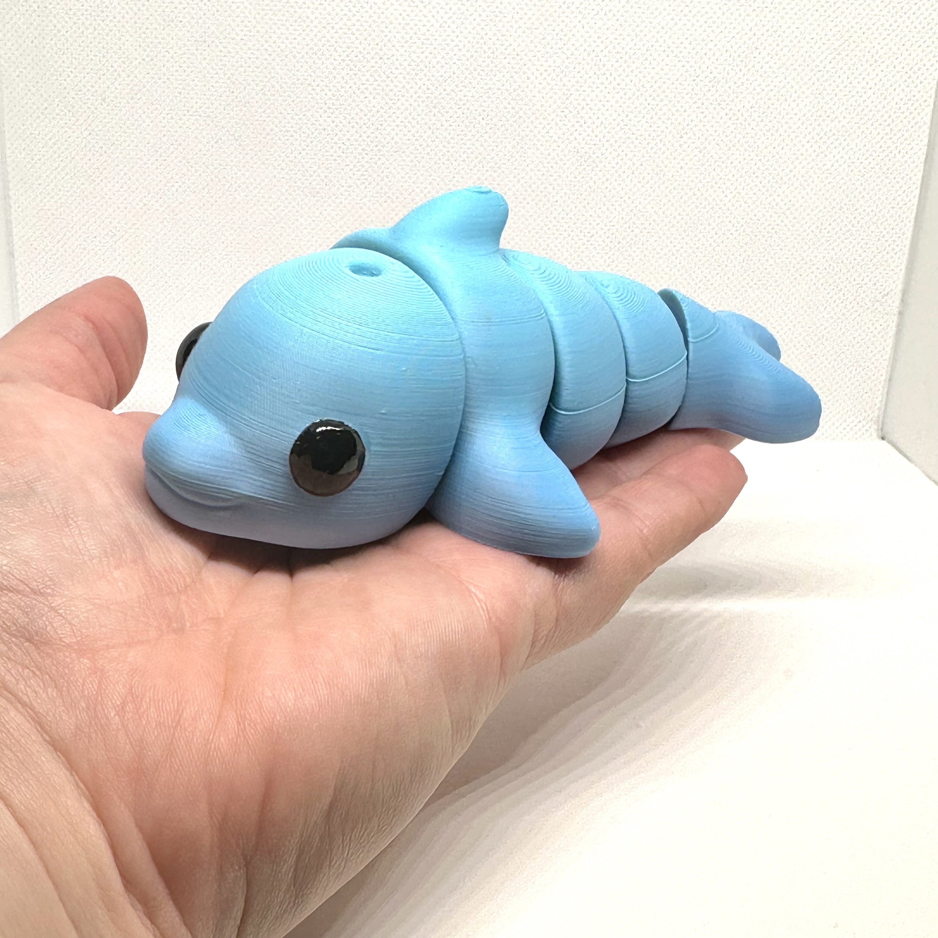 Cute Fidget Dolphin, 3D Printed Adult Sensory Toy, Ocean Lover Gift ...