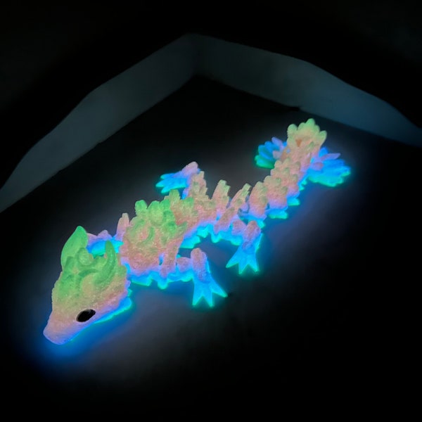 Glow in the Dark 3d Printed Dragon - Etsy