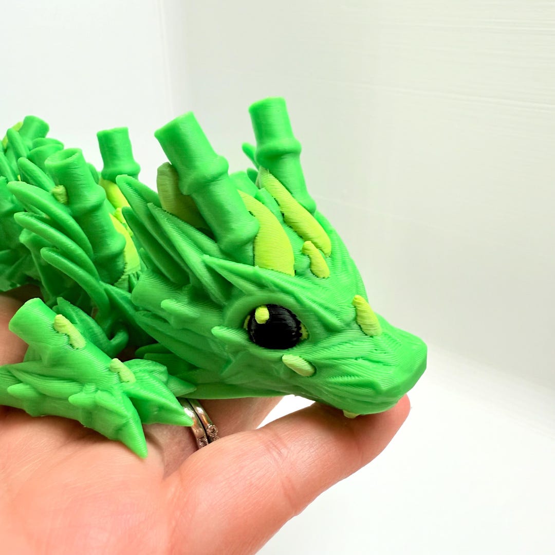Bamboo Dragon Collectible Figure | Sensory Fidget Toy | Mythical ...