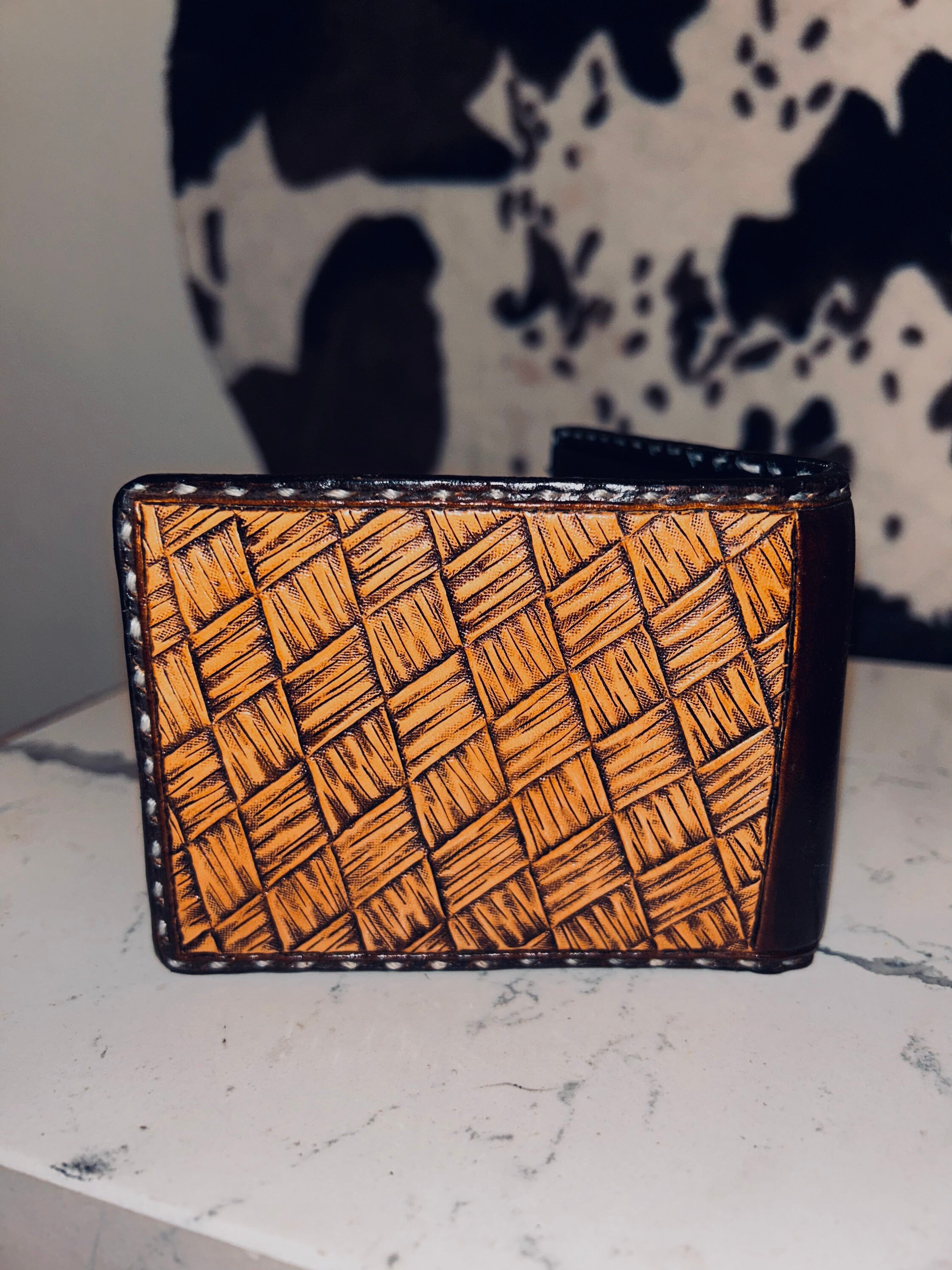 Custom Tooled Wallet , Custom Tooled Card Holder Wallet, Tooled Wallet ...