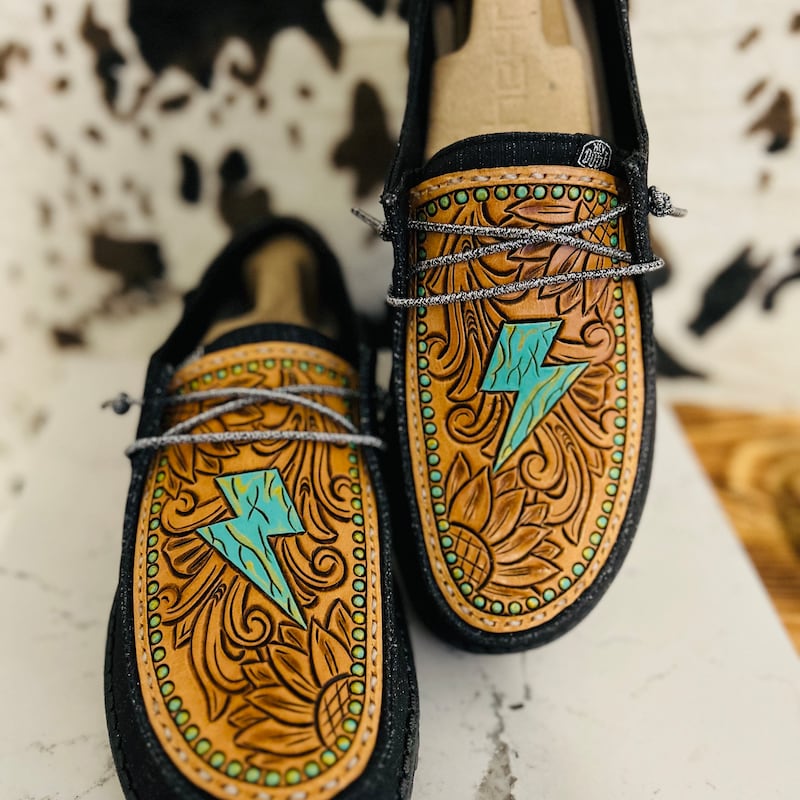 Leather Hey Dudes - Etsy