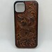 Tooled Leather Phone Case Custom Tooled Leather Phone Case - Etsy