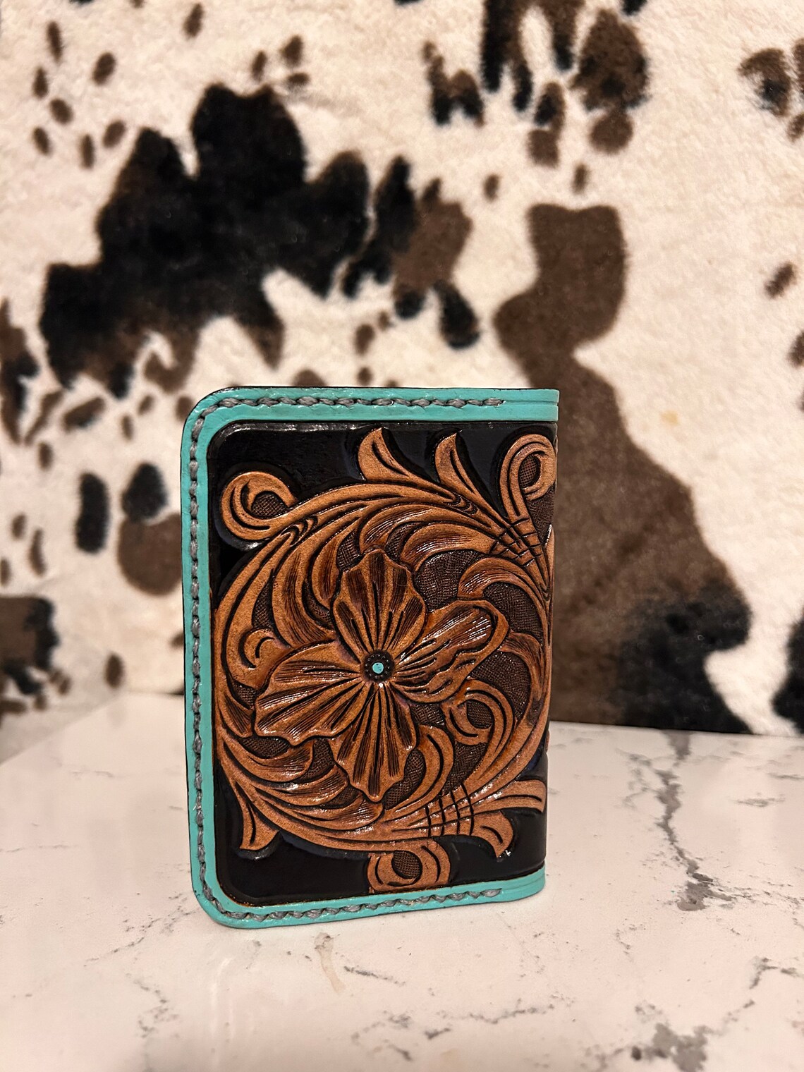 Custom Tooled Wallet , Custom Tooled Card Holder Wallet, Tooled Wallet ...