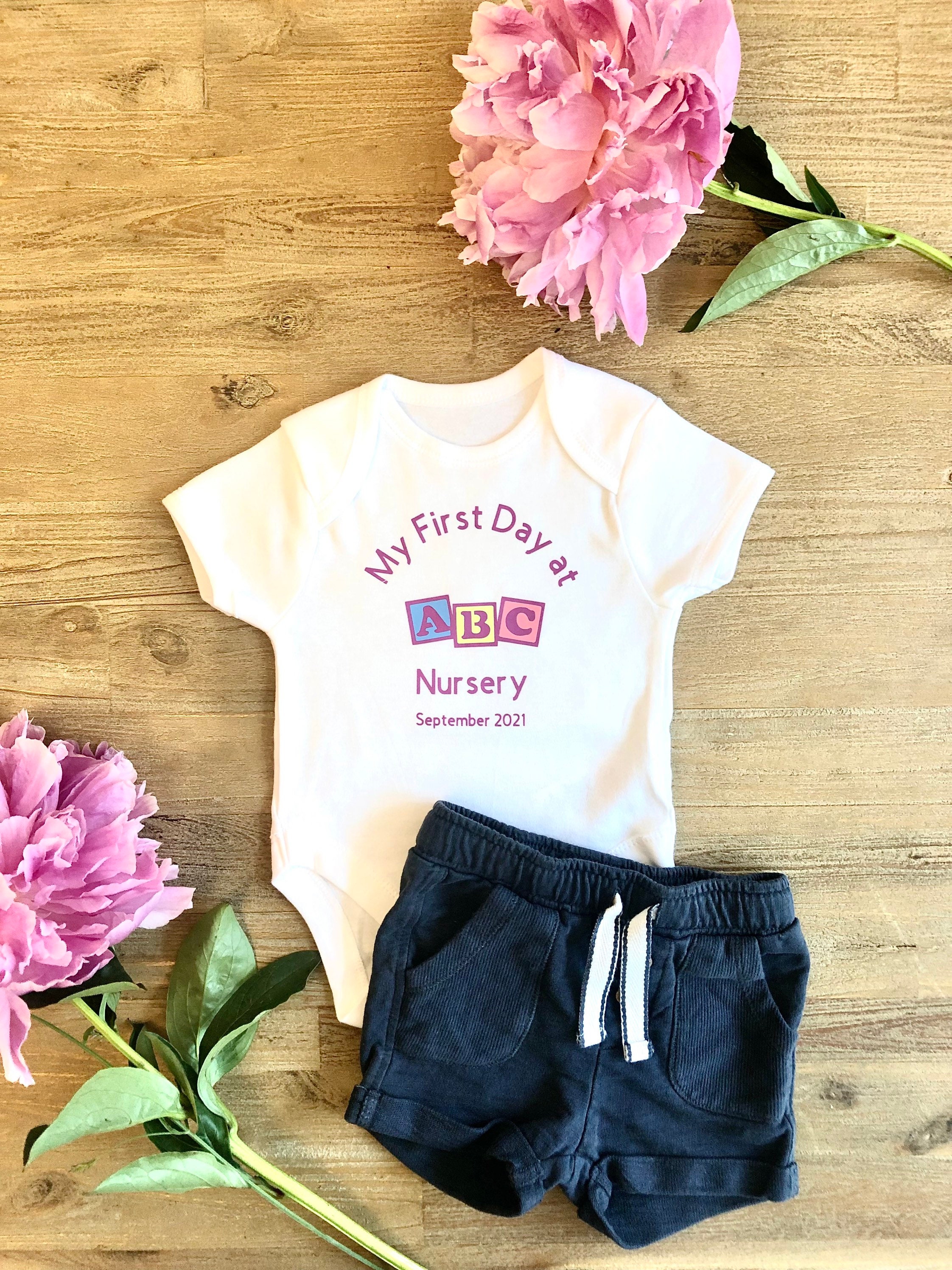 Personalised First Day At Nursery Day Care With Name Date Etsy personalised-first-day-at-nursery-day-care-with-name-date-etsy