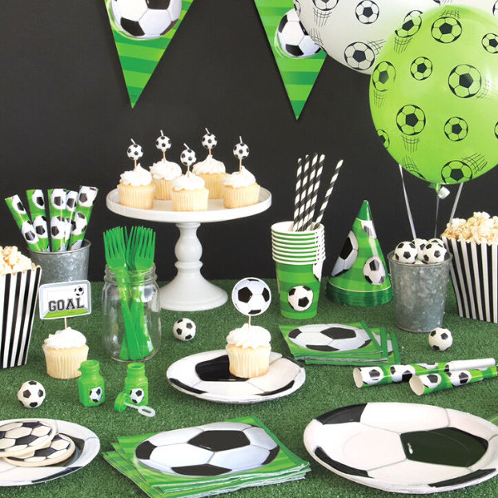 Football Soccer Theme Party Decorations Football Banner - Etsy UK