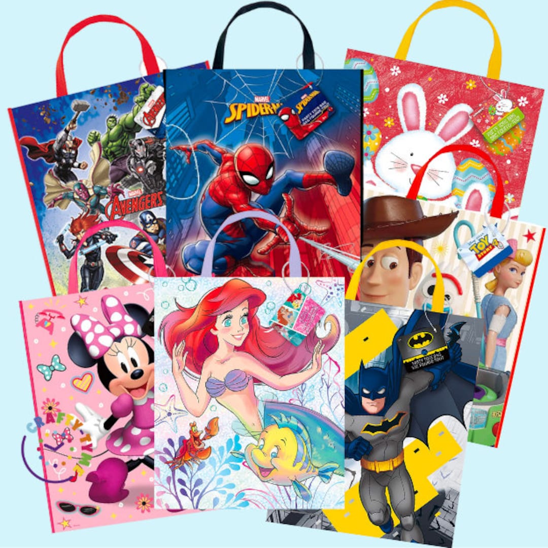 Ariel, Justice League, Spiderman, Avengers, Mickey, Princess, Batman ...
