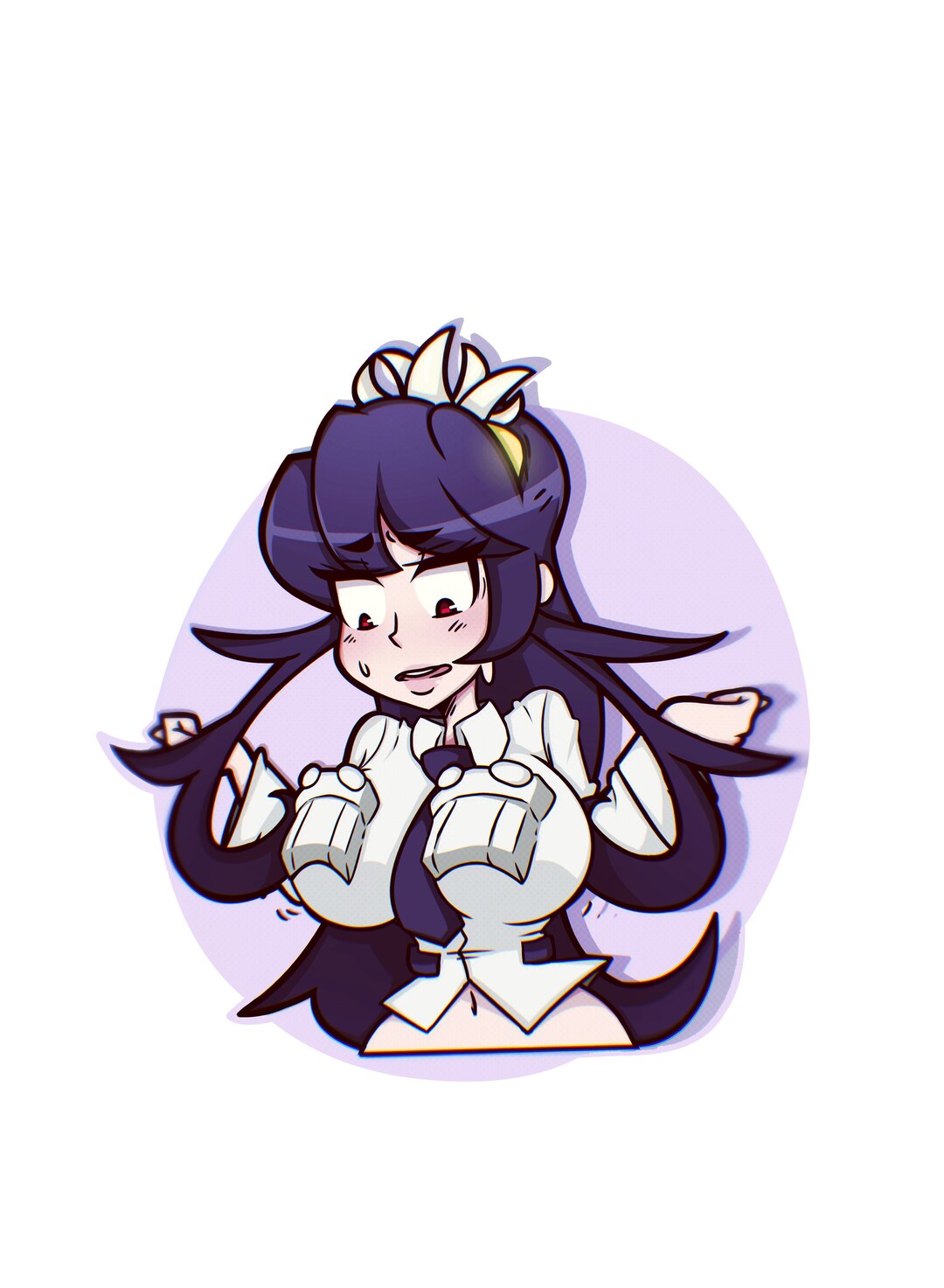 Skullgirls Filia Sticker - Etsy