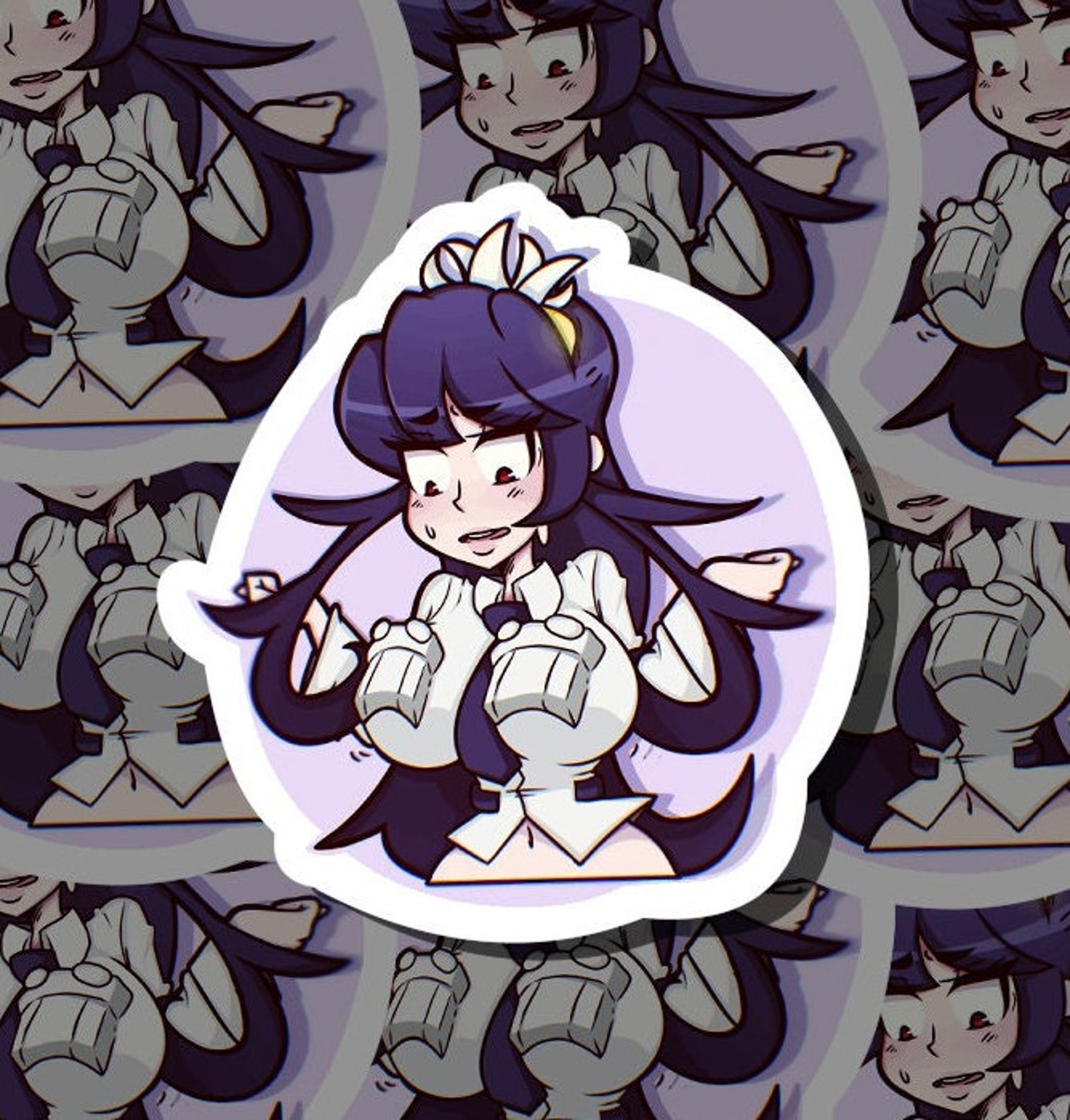 Skullgirls Filia Sticker - Etsy