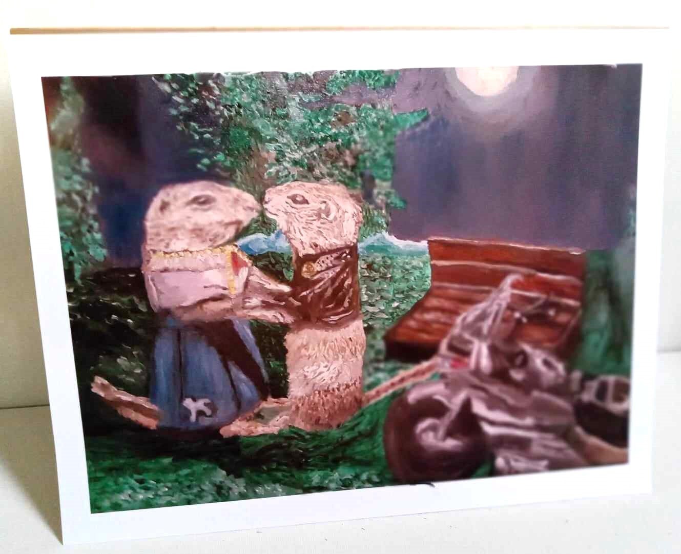 Gopher Love Original Art Print - Etsy