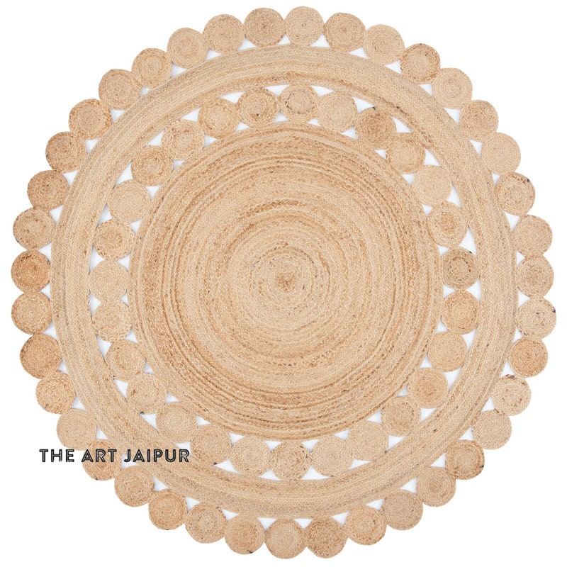 Round Jute Rug - Etsy