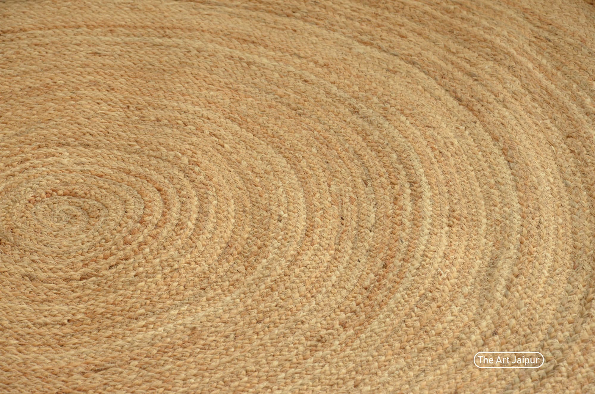 Natural Jute Hand Braided Rug, Custom Size Area Floor Rug, Natural ...