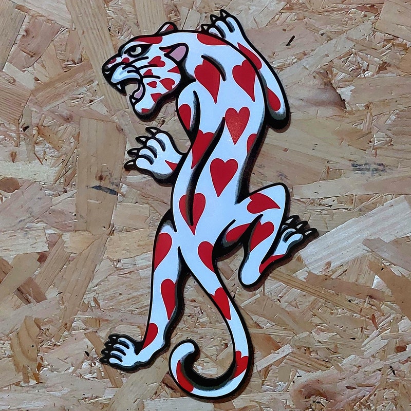 Ceramic Wall Panther - Etsy UK
