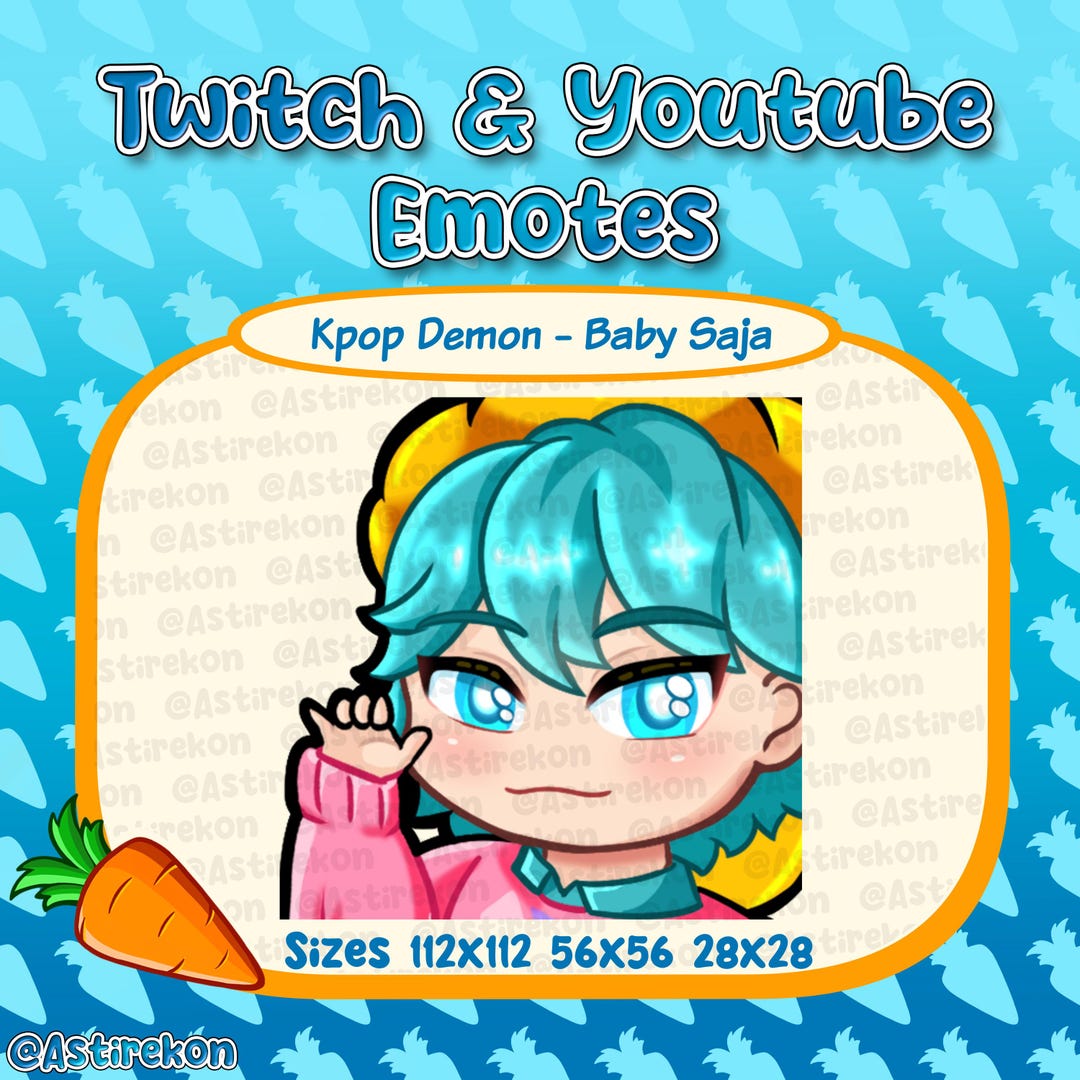 Baby Saja Emote | Twitch | Discord | Youtube | Instant Download | Kpop ...