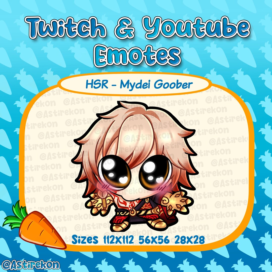 Mydei Goober Emote | Twitch | Discord | Youtube | Instant Download ...