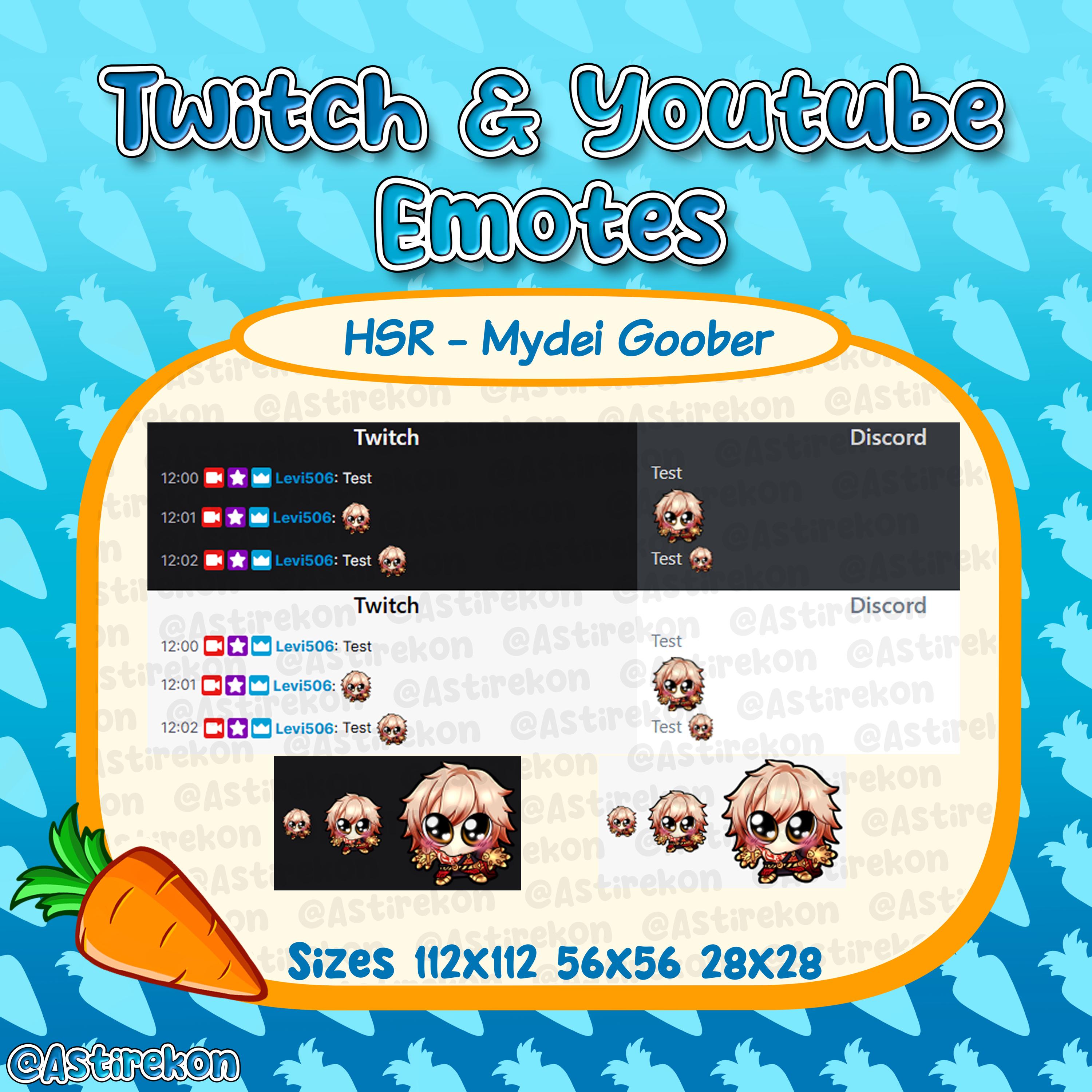 Mydei Goober Emote | Twitch | Discord | Youtube | Instant Download ...