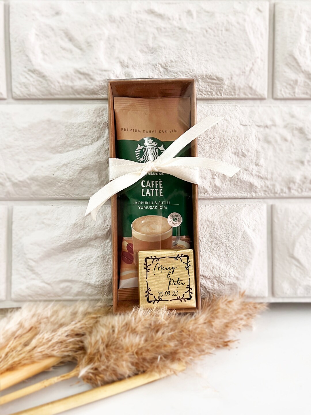 50 PCS Coffee and Chocolate Favors for Guests in Bulk, Personalized ...