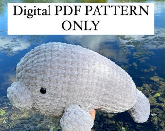 Crochet Patterns Manatee Pattern - Etsy