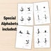 Arabic Flashcards Vowels Letters Alphabets Printable - Etsy