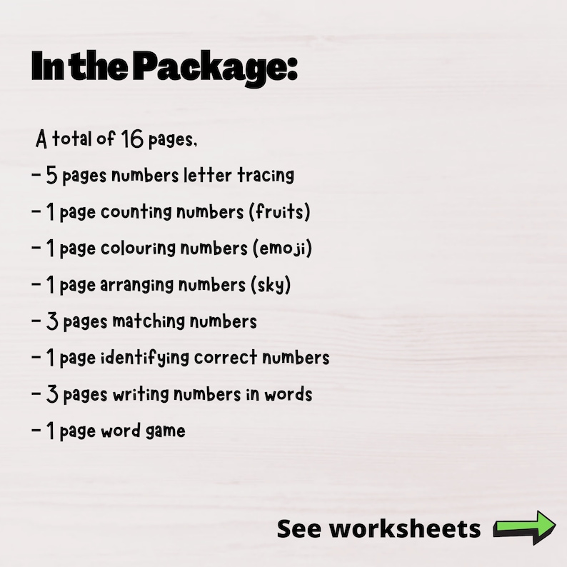 Arabic Worksheet Numbers 1-100 Printable Activity | Etsy