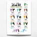 5 Arabic Numbers 1-100 Poster Package Printable - Etsy
