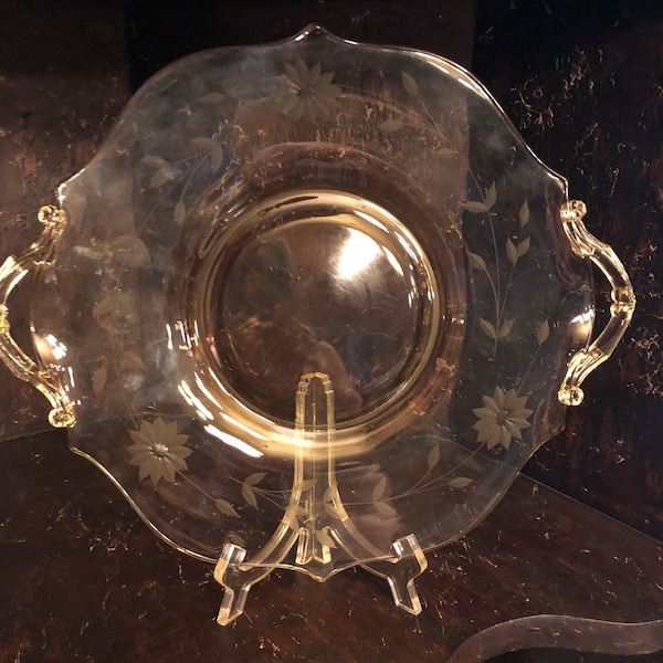 Lancaster Yellow Jubilee Depression Glass - Etsy